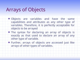 Lecture-12 (Array of Objects) by hasnat.ppt