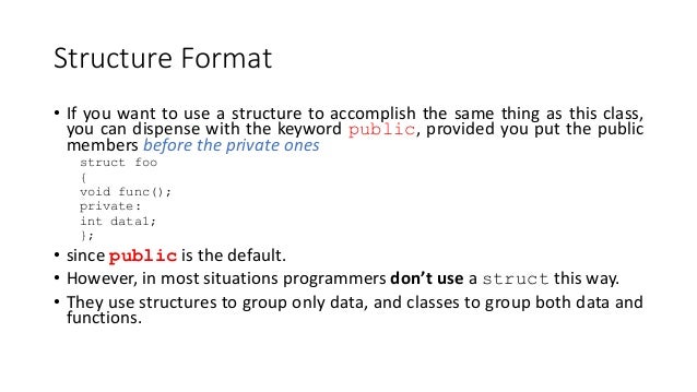 [OOP - Lec 12] Classes and Structures