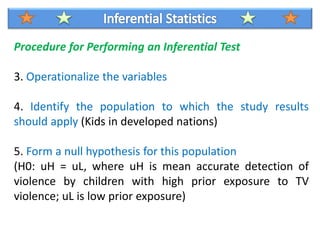 Concept of Inferential statistics | PPTX