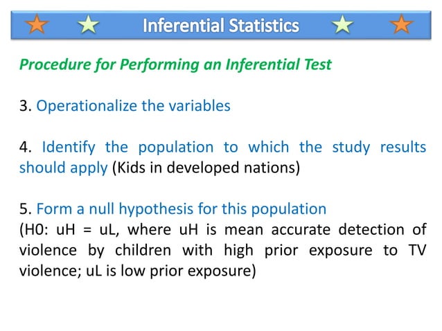 Concept of Inferential statistics | PPTX