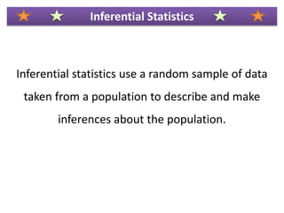 Concept of Inferential statistics | PPTX