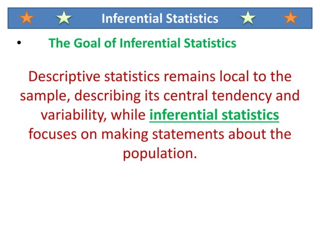 Concept of Inferential statistics | PPTX