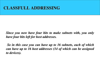 LECTURE-12 (ICLASSFULL ADDRESSING) ppt | PPT