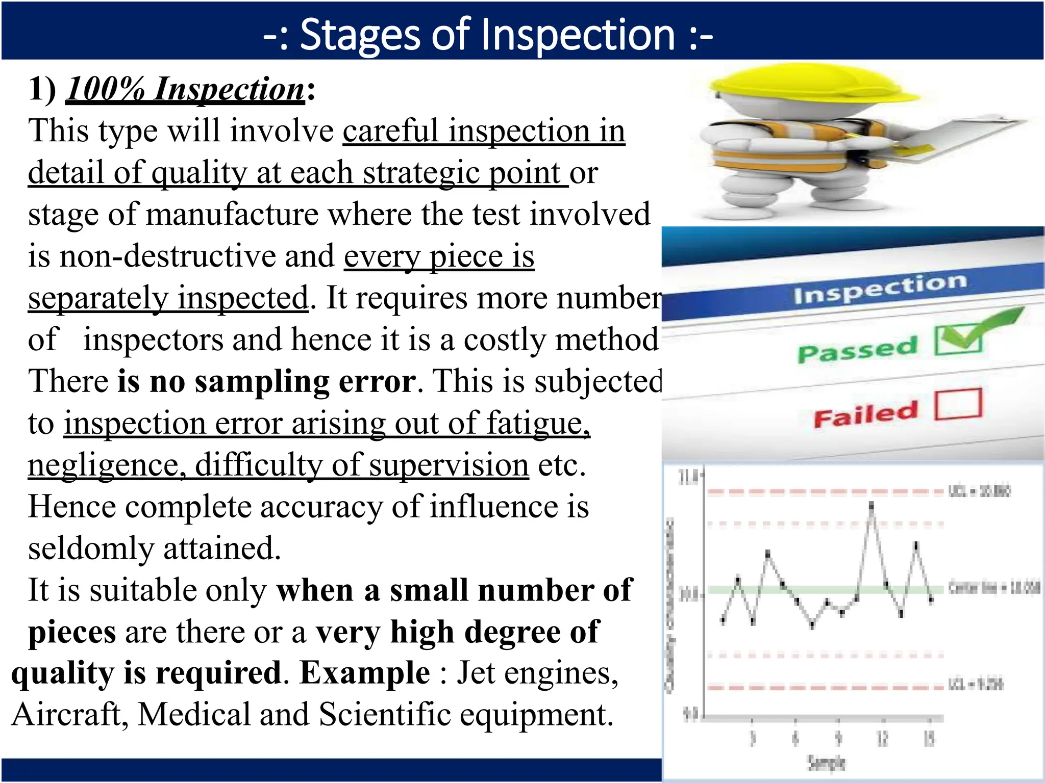 inspection and testing of quality in TQM | PDF