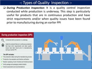 inspection and testing of quality in TQM | PDF