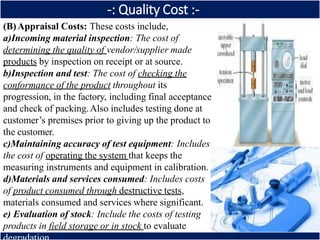 inspection and testing of quality in TQM | PDF