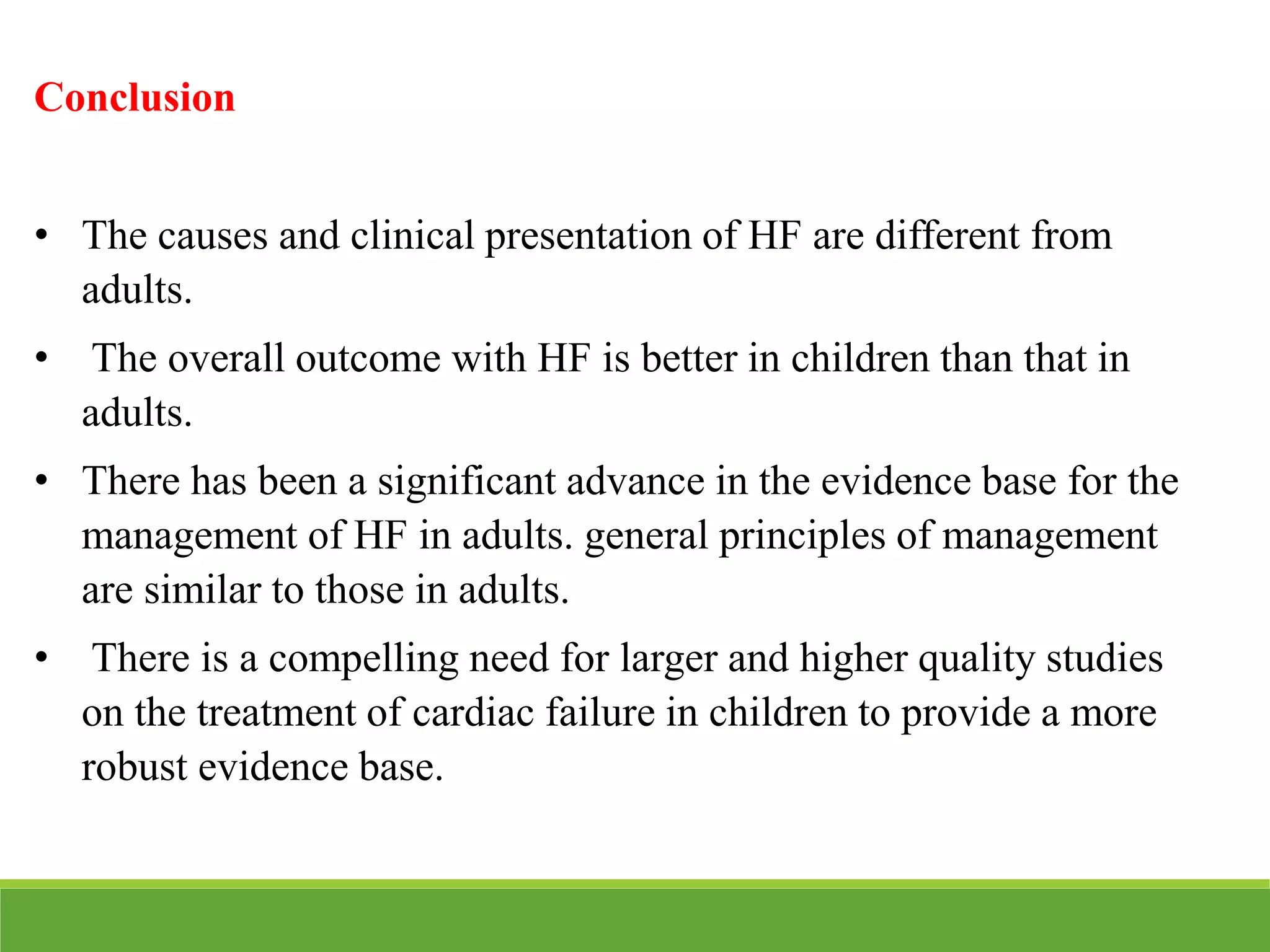 Lecture- 13. Congestive Cardiac Failure in Children | PPTX