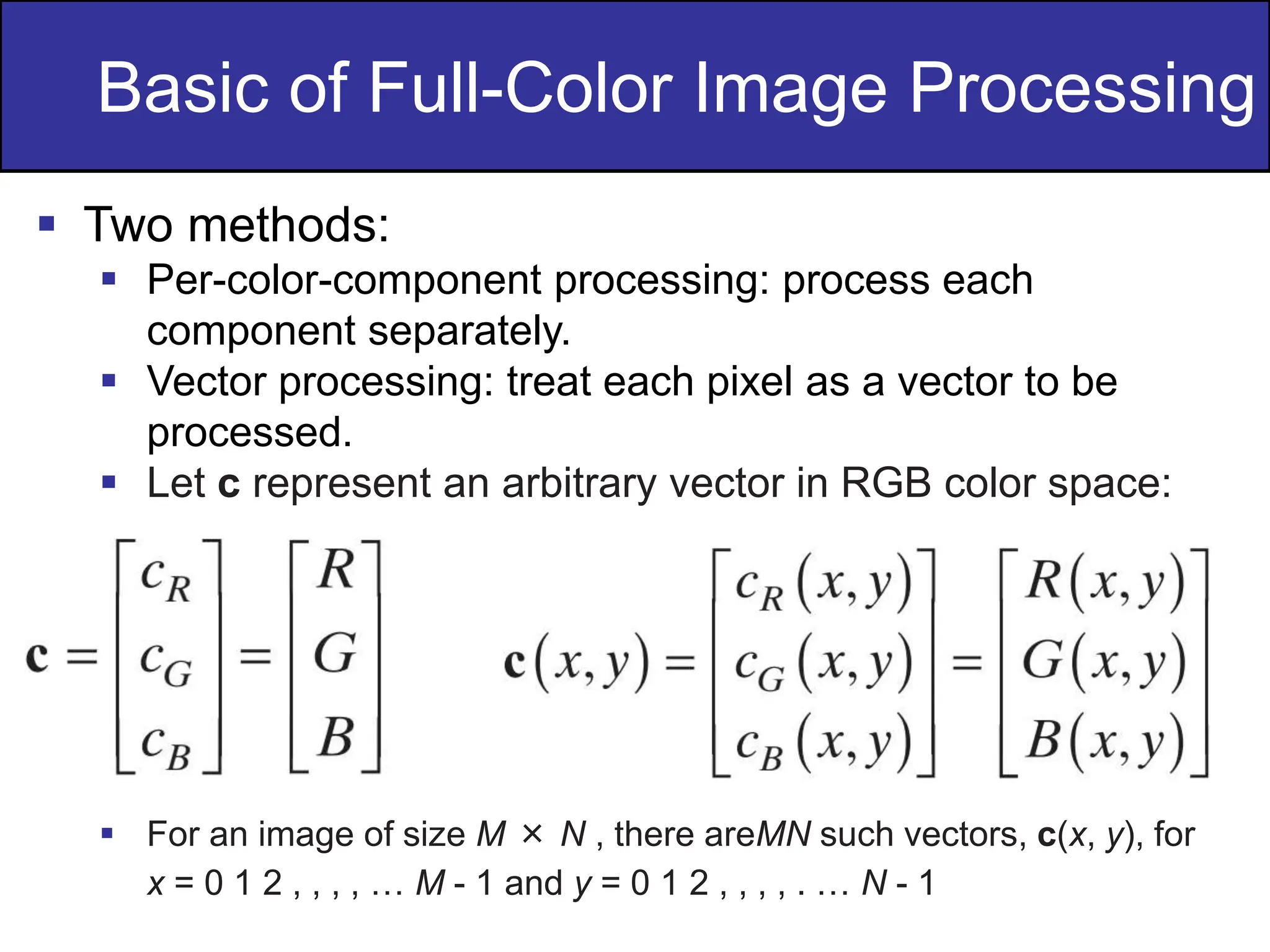Color Image Processing,Digital Image processing | PPT