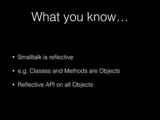 Advanced Reflection in Pharo | PPT