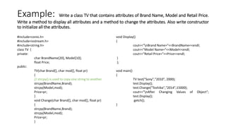 [OOP - Lec 13,14,15] Constructors / Destructor and its Types | PPTX