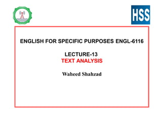 LECTURE-13b APPROACHES TO TEXT ANALYSIS.pptx