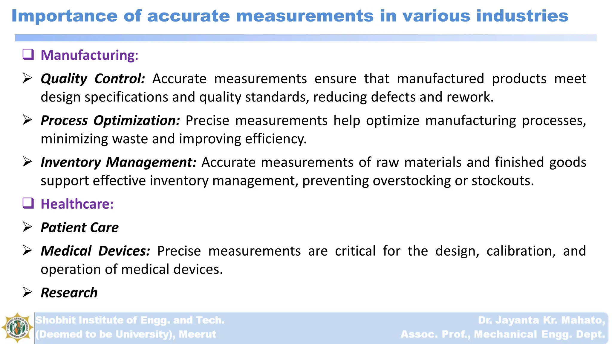 Importance of calibration and assurance in quality control | PDF