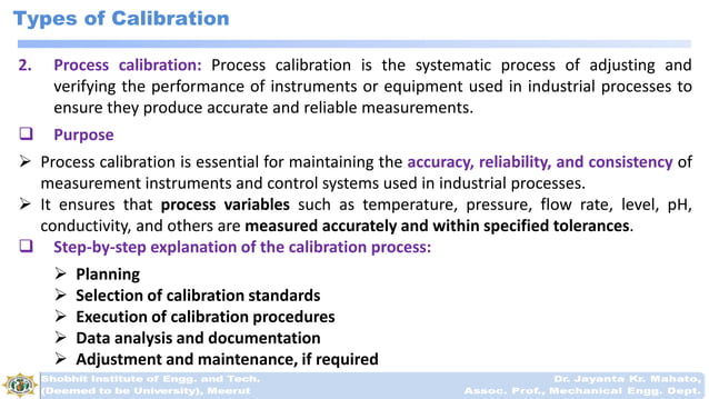 Importance of calibration and assurance in quality control | PDF ...