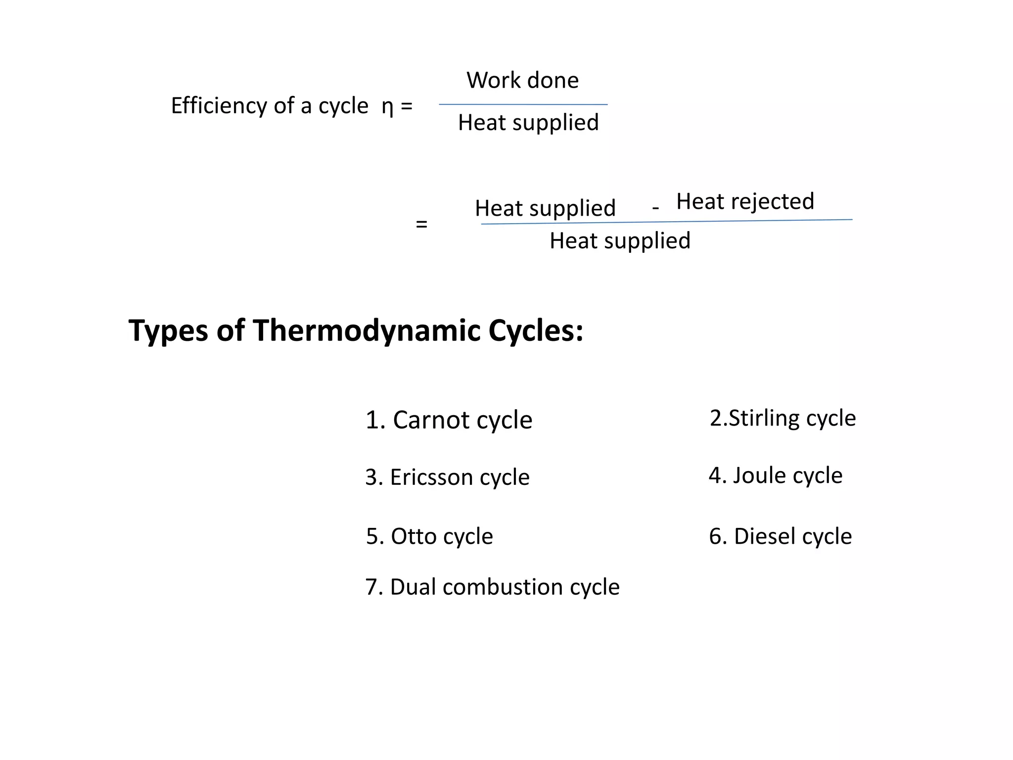 Thermodynamic cycles | PPTX