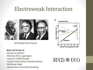 Electroweak Theory | PPTX