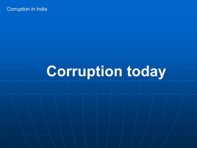 Lecture 14; Corruption and Bribery | PPT