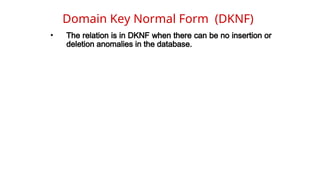 Database normalization is a systematic process used in database design ...