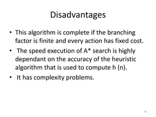 Lecture 14 Heuristic Search-A star algorithm | PPTX