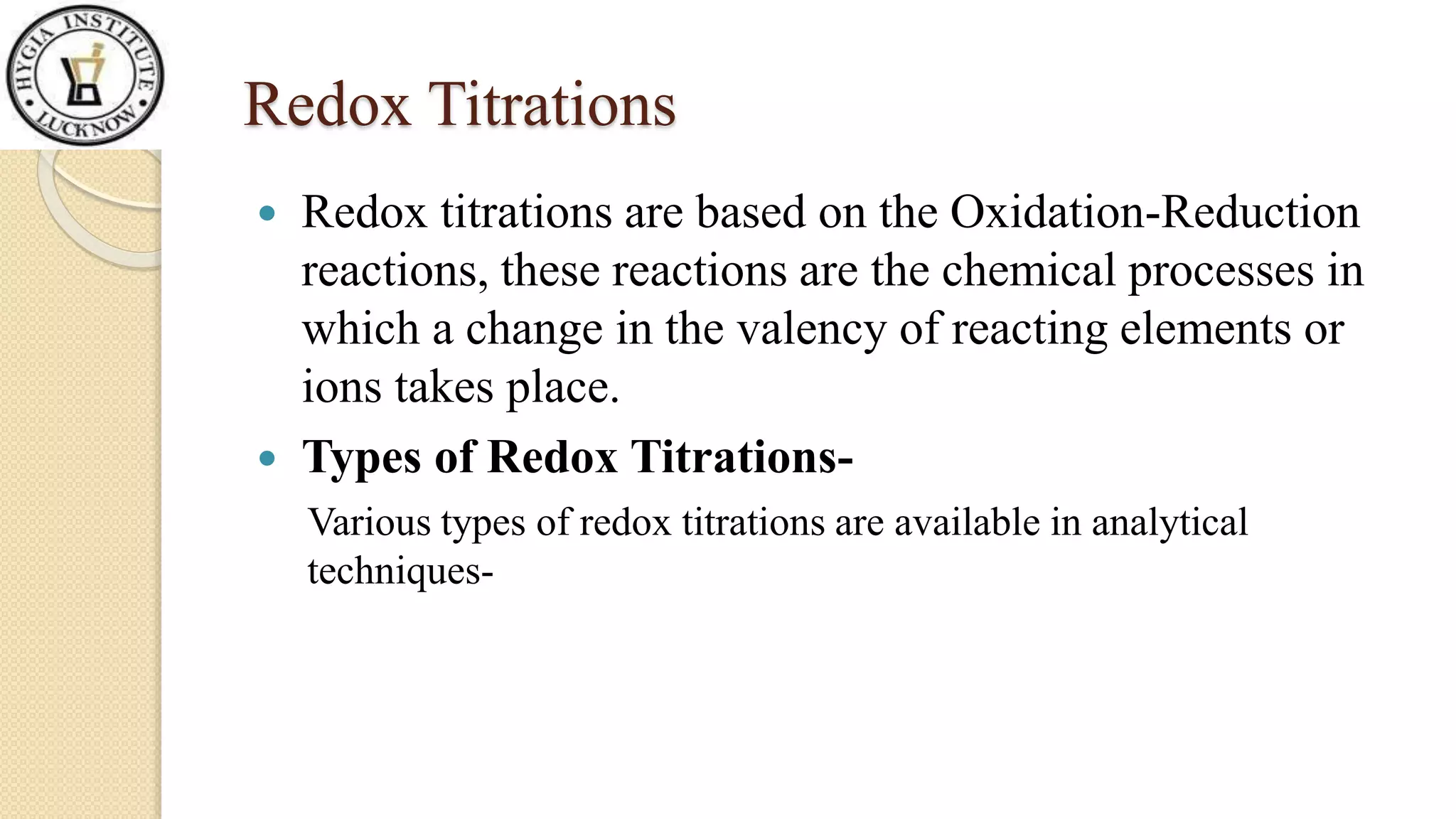 Lecture - 14 Redox Titration - Copy.pptx
