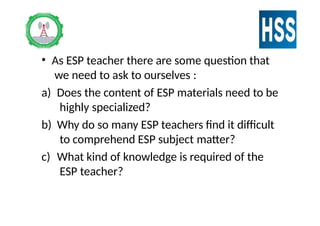 LECTURE-14cv THE ROLE OF ESP TEACHER.pptx