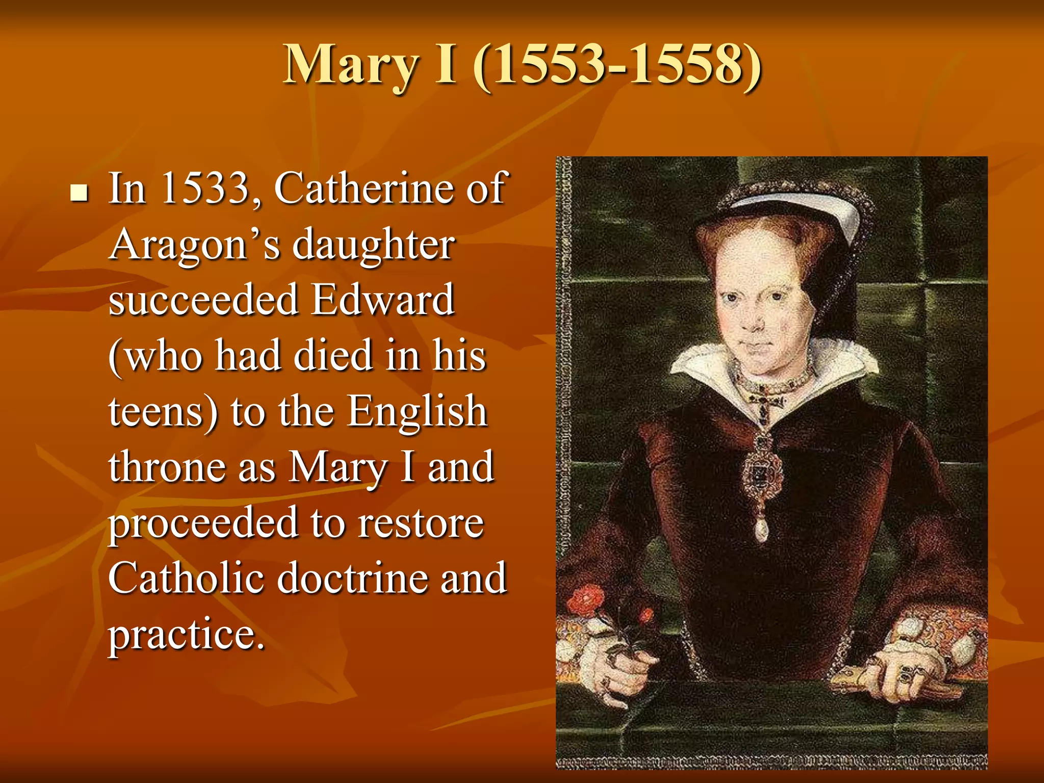 Lecture-15; The Reformation in England | PPT