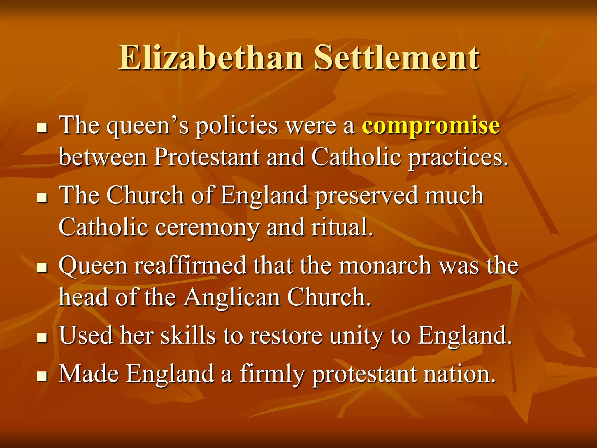 Lecture-15; The Reformation in England | PPT