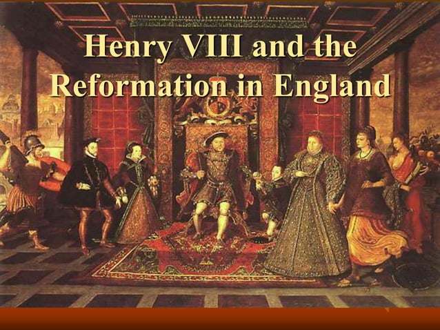 Lecture-15; The Reformation in England | PPT | Marriage and Civil ...