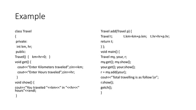[OOP - Lec 16,17] Objects as Function Parameter and ReturnType | PPTX