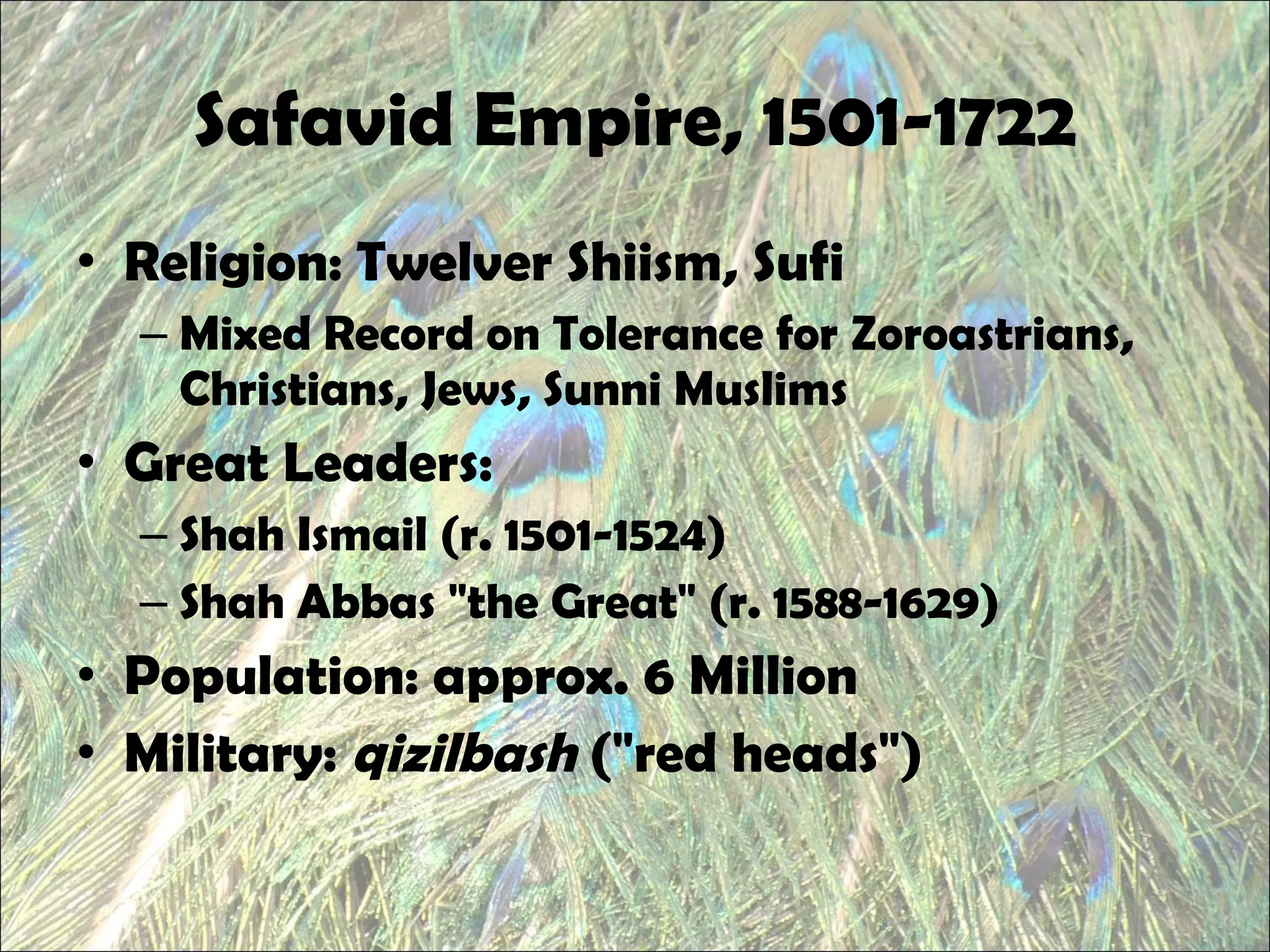 Ottoman, Safavid, Mughal: Islamic Gunpowder Turkic Empires | PPT ...