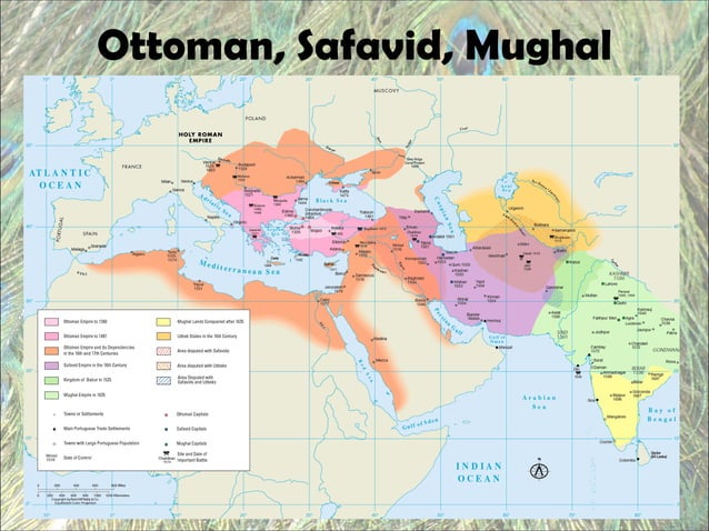 Ottoman, Safavid, Mughal: Islamic Gunpowder Turkic Empires | PPT ...