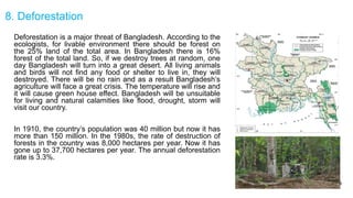 Environmental degradation and-development_in_bangladesh | PPTX
