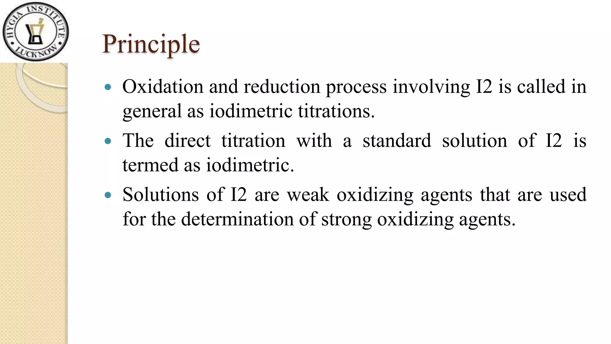 Lecture - 16 Iodimetry and Iodometry.pptx
