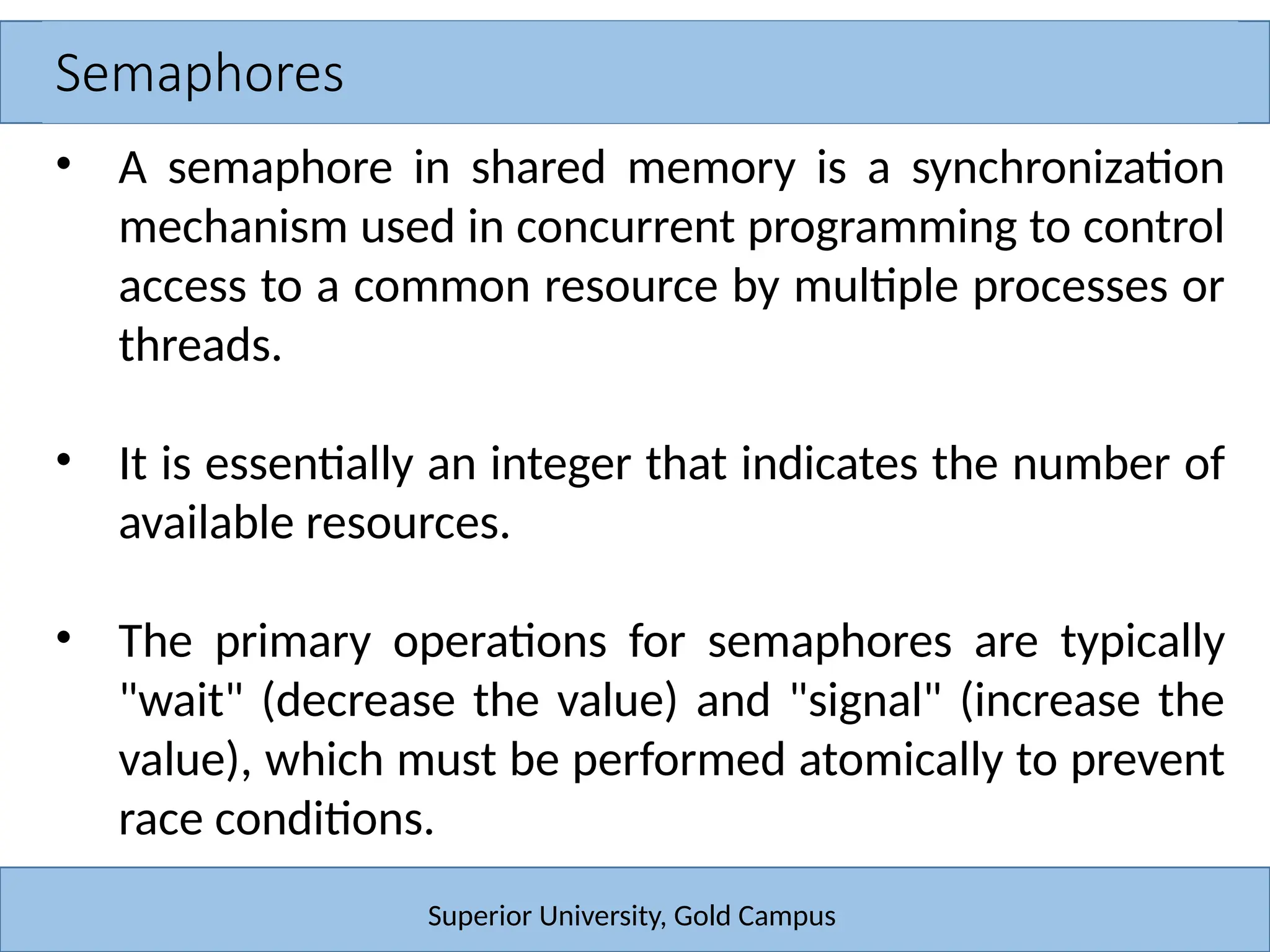 Lecture Semaphore Locks and Semaphores.pptx