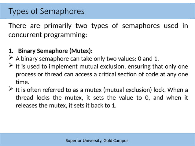 Lecture Semaphore Locks and Semaphores.pptx