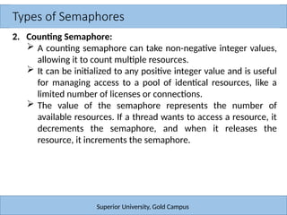 Lecture Semaphore Locks and Semaphores.pptx