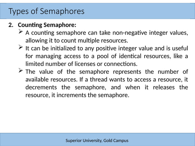 Lecture Semaphore Locks and Semaphores.pptx