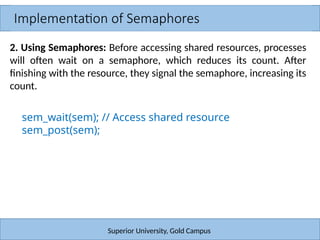 Lecture Semaphore Locks and Semaphores.pptx