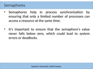 Lecture Semaphore Locks and Semaphores.pptx