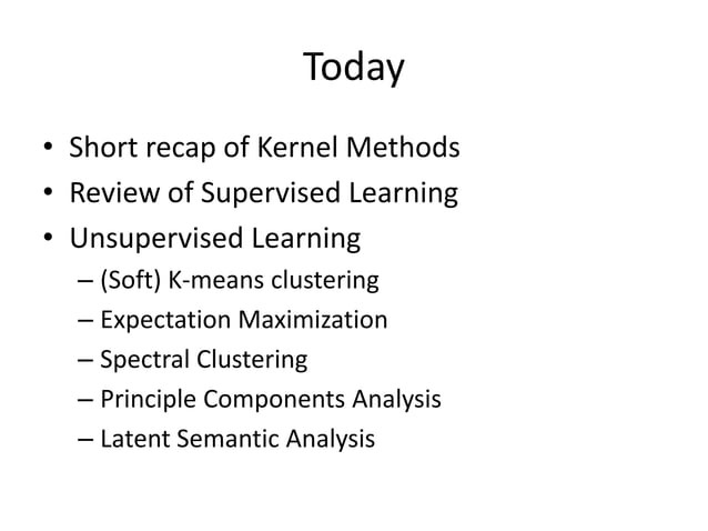 Lecture 17 Supervised Learning Recap Pptx Web Development Internet 5638