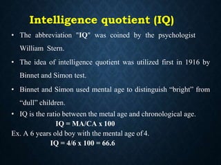 intelligence- meaning, types, factors, theories | PPTX