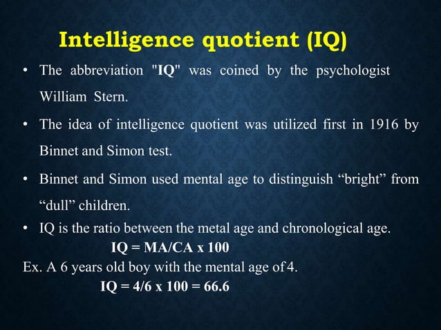 intelligence- meaning, types, factors, theories | PPTX