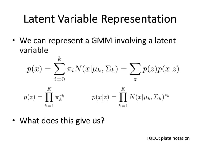 Lecture 18 Gaussian Mixture Models And Expectation Maximization Pptx Physics Science