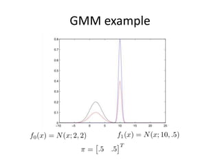 Lecture 18: Gaussian Mixture Models and Expectation Maximization | PPTX
