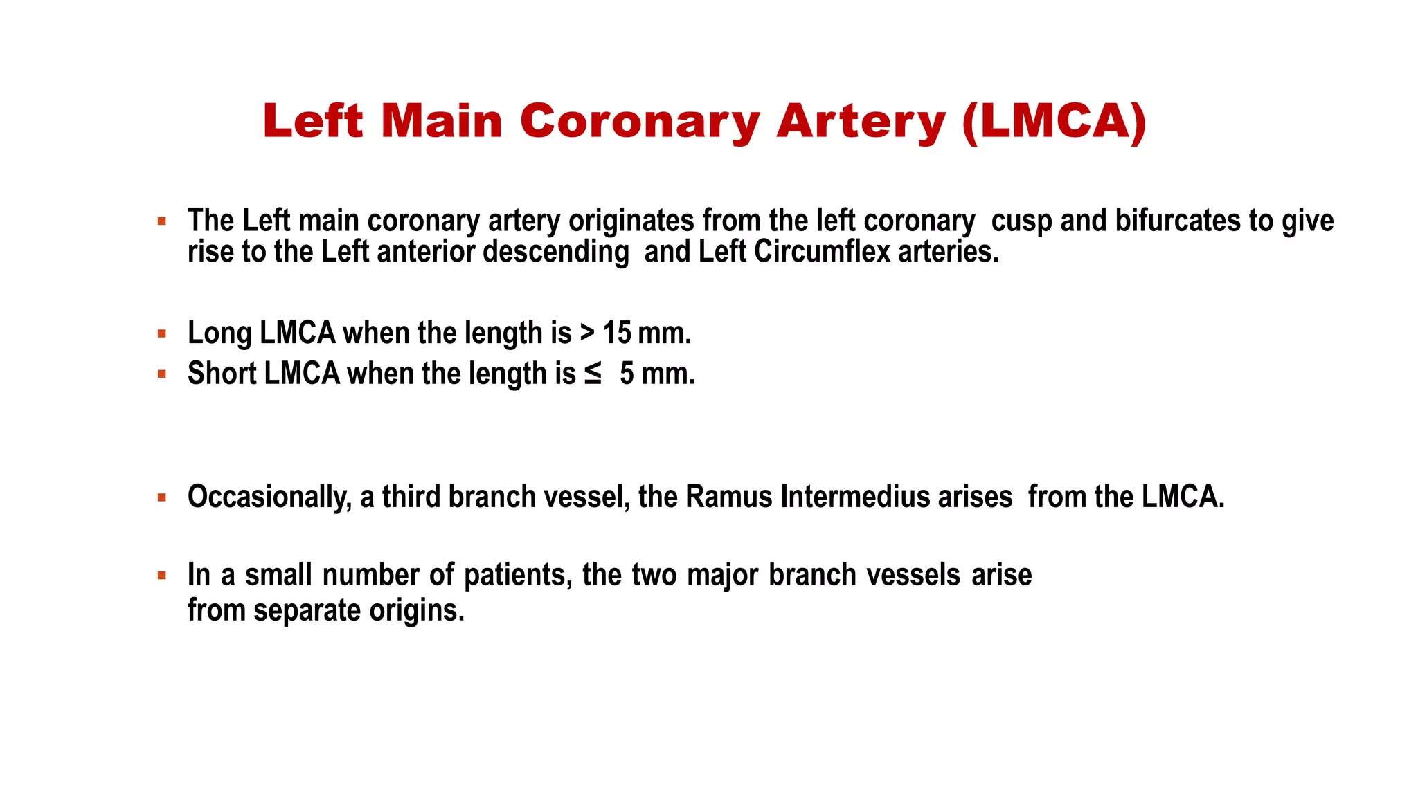 coronary angiography, LV angiogram and coronary anomalies | PPTX