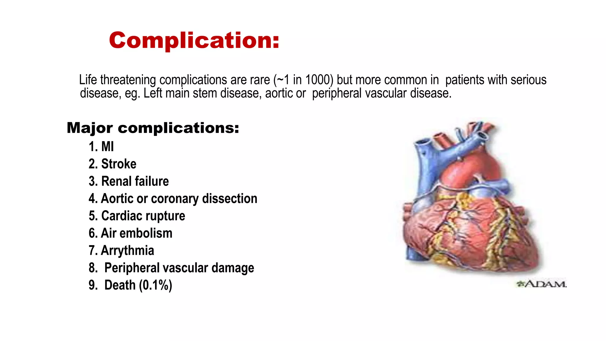 coronary angiography, LV angiogram and coronary anomalies | PPTX