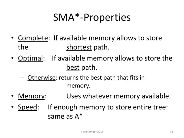 Lecture 19 Sma Star Algorithm Ppt