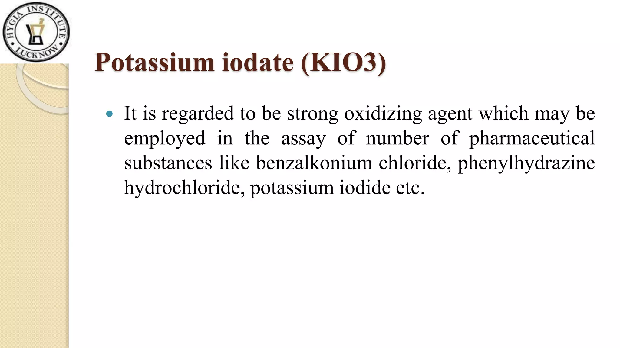 Lecture - 19 Titration with potassium iodate.pptx