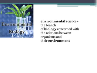 introduction to biology | PPTX