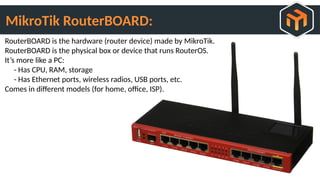 Lecture-1, Introduction to Mikrotik.ppsx
