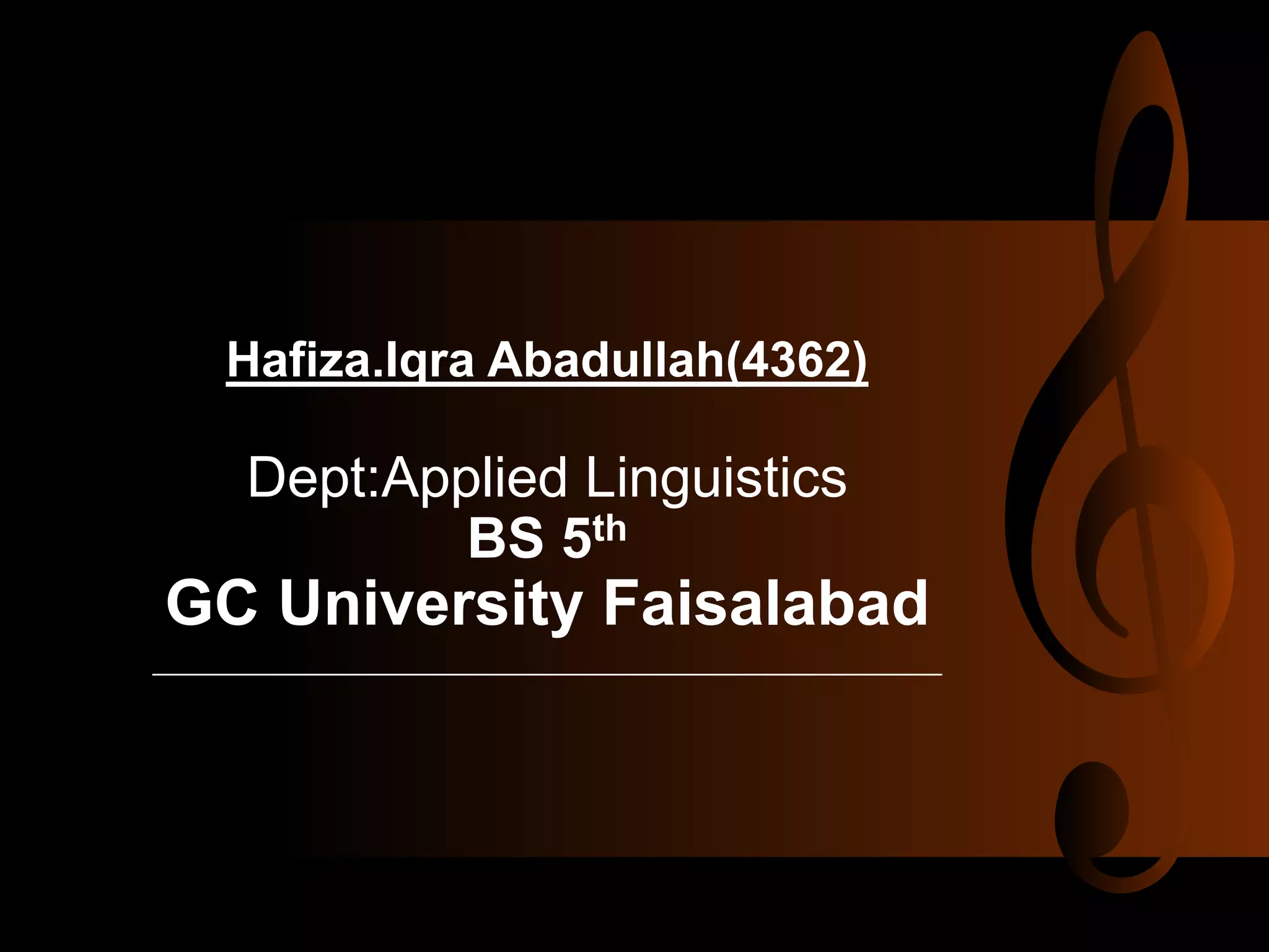 Lecture 1 An Introduction To Psycholinguistics Pdf